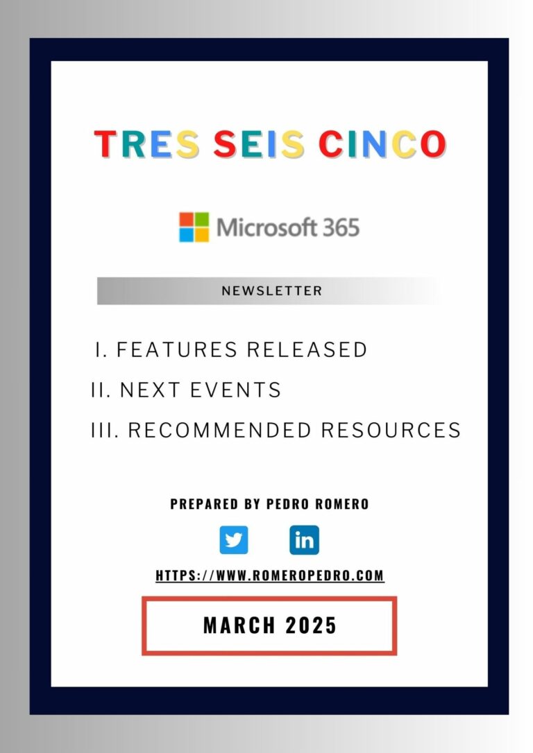 Reference Guide: Copilot for Microsoft 365 – Pedro Alexander Romero